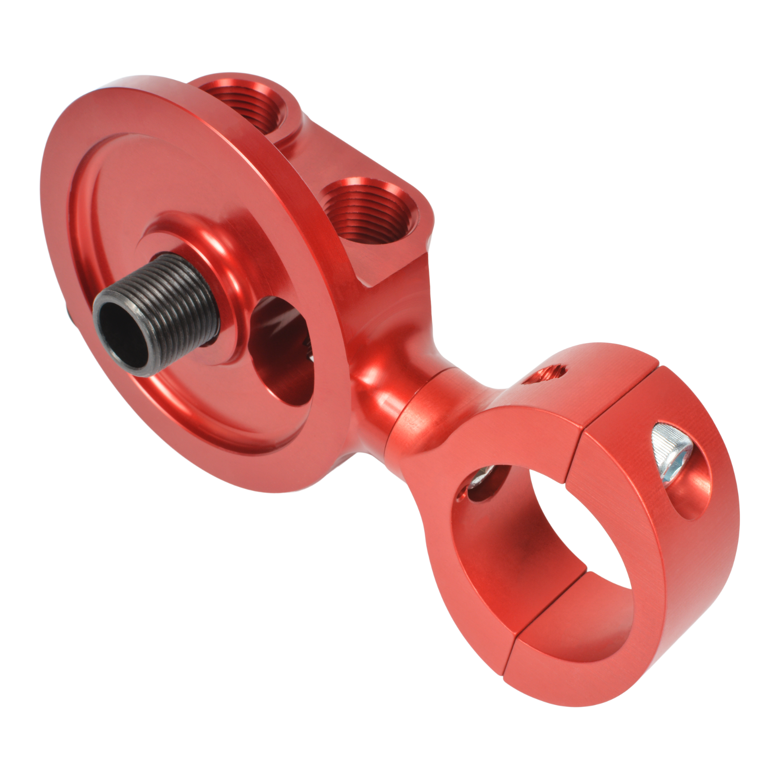 JOES Racing 42512 - Remote Chevy Oil Filter Mount - 1-1/2" Chassis Tube ...