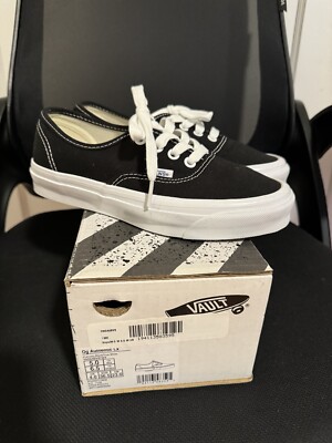 Size 5 - VANS Authentic LX OG Low Black (Brand New) | eBay