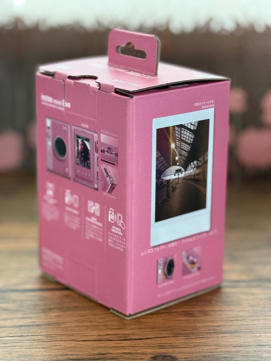 Fujifilm INSTAX MINI EVO PINK Cheki Instant Camera | eBay Fujifilm INSTAX MINI EVO PINK Cheki Instant Camera | eBay