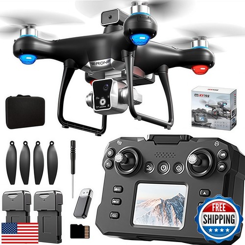 KY102 Drone with Screen Controller with SD card, Brushless Motor ...