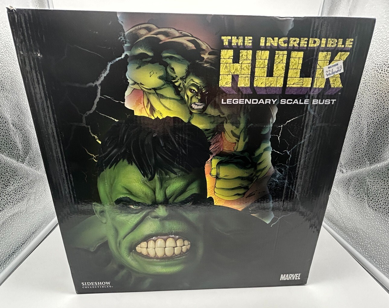 The Incredible Hulk Marvel Statue - Sideshow Legendary Statue Bust MIB ...