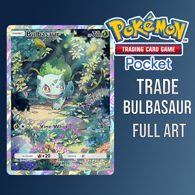 Pokemon TCG POCKET BULBASAUR FULL ART (Trading Card Game) TCGP | eBay