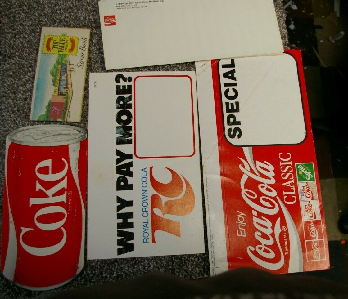 Misc Lot of Soft Drink Paraphernalia, Pamphlets, etc (mostly Coke) | eBay