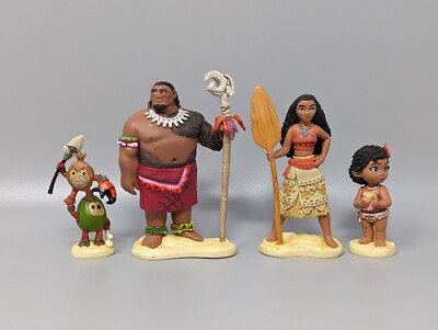 Disney Parks Moana Kakamora Toddler Moana Chief Tui Toy PVC Figures ...