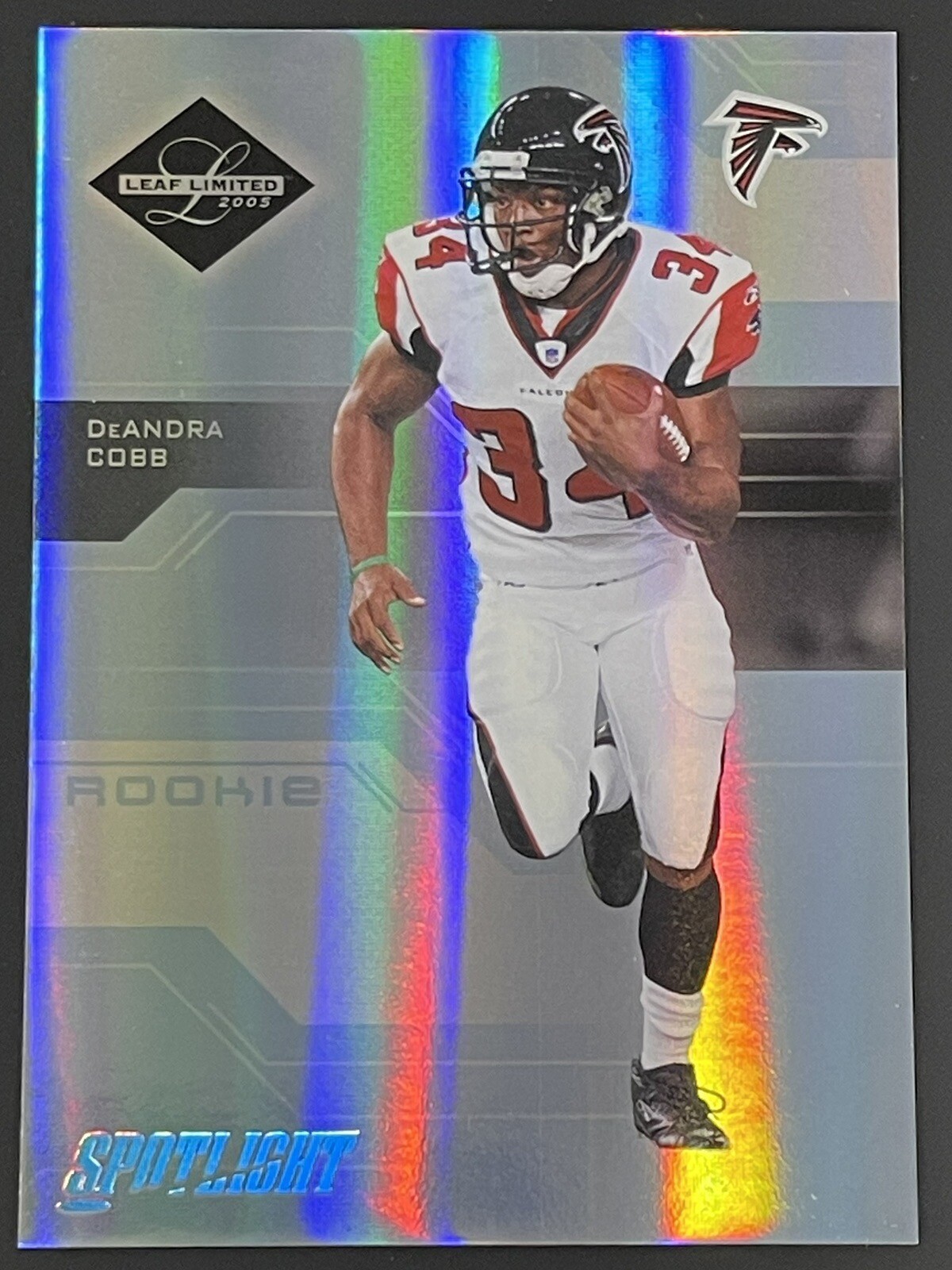 2005 Leaf Limited DEANDRA COBB Platinum Spotlight #171 Atlanta Falcons ...