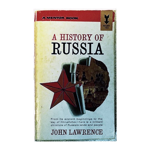Vintage 1961 A History Of Russia John Lawrence Mentor Book Russian ...