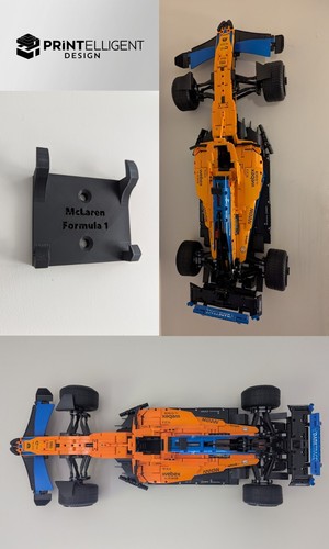 Wall Mount Bracket for LEGO Technic McLaren F1 Car 42141 – Display ...