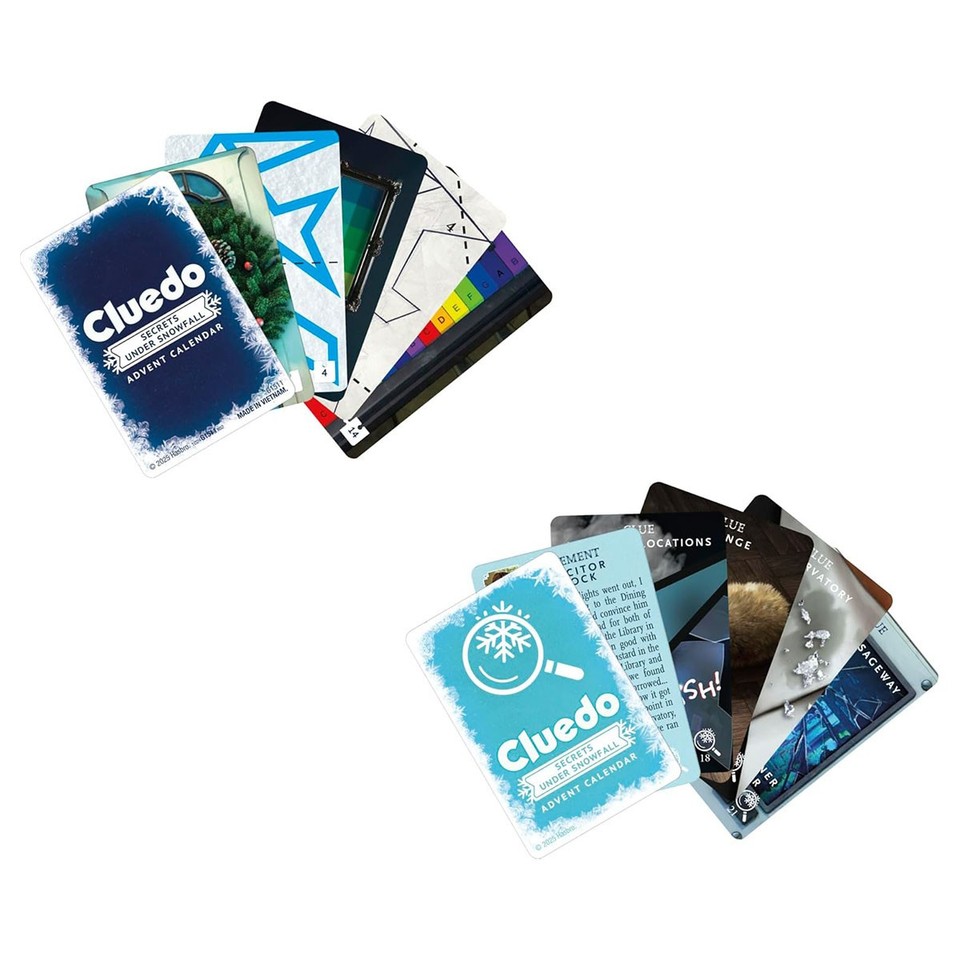 Cluedo Advent Calendar - Christmas Countdown Mystery Game with Daily ...