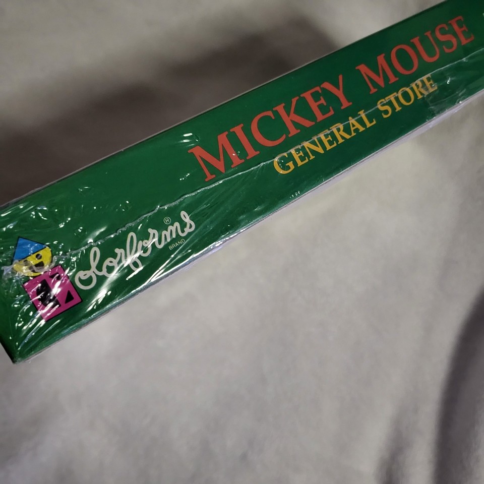 NOS Vtg Disney Mickey Mouse General Store Colorforms Sealed 1993 Toy ...