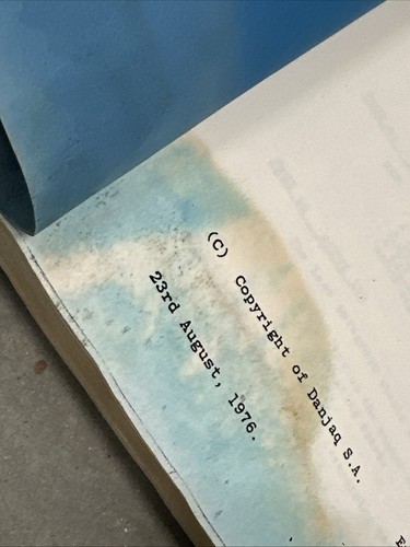 “THE SPY WHO LOVED ME” 1976 Final Draft Movie Screenplay Script James ...