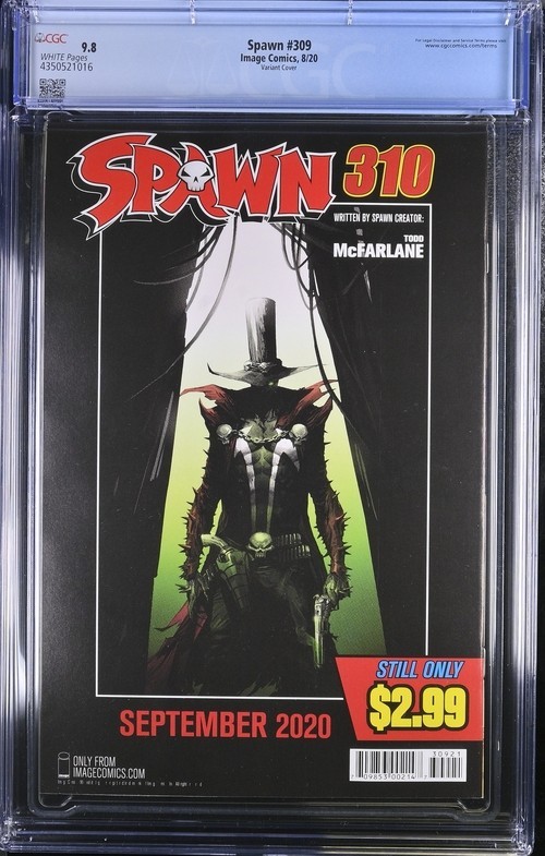 Spawn #309 2020 Image Comics CGC 9.8 Gunslinger Spawn variant | eBay