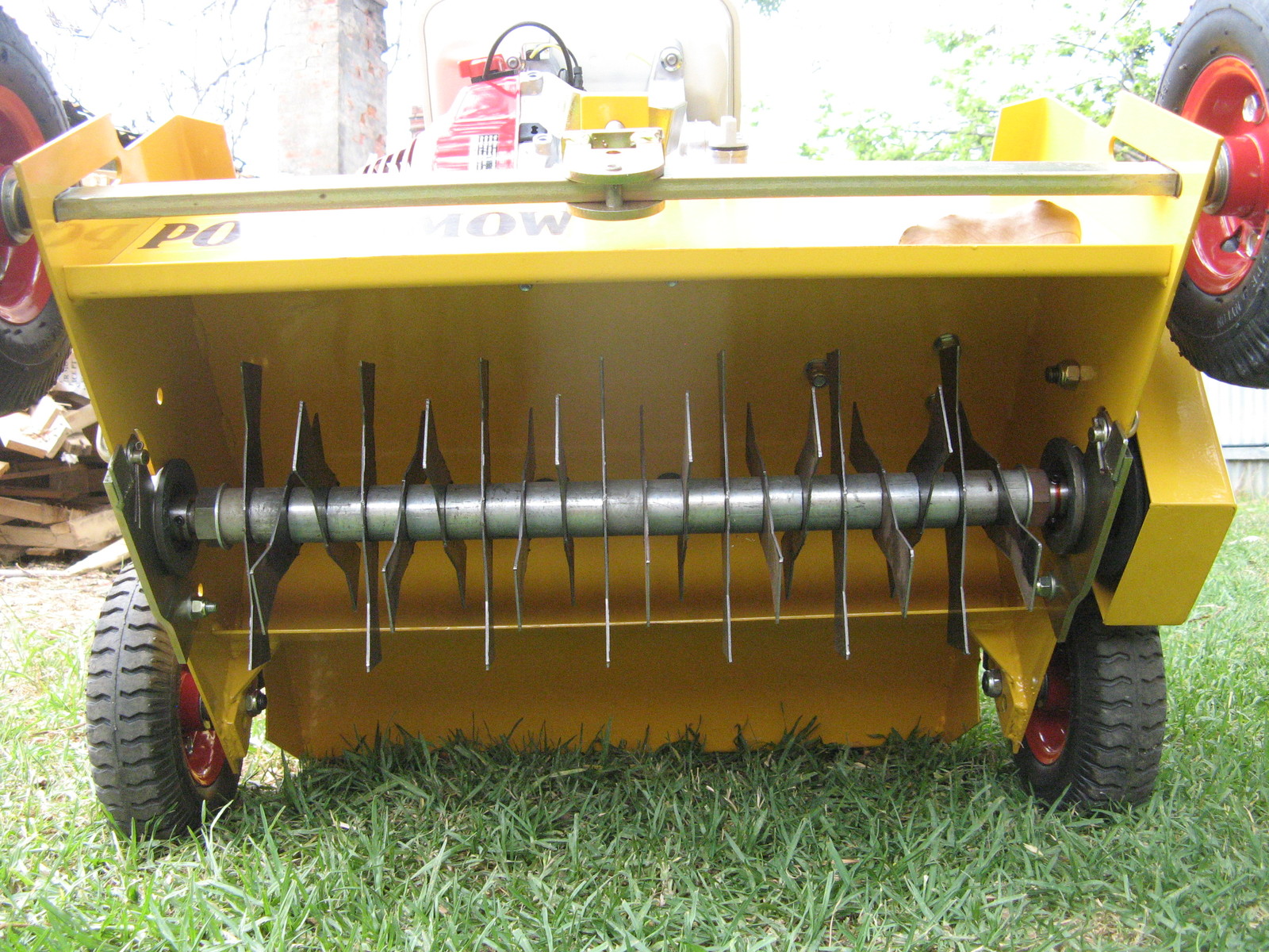 Powermow Turf Scarifier 9hp Honda OHV | eBay