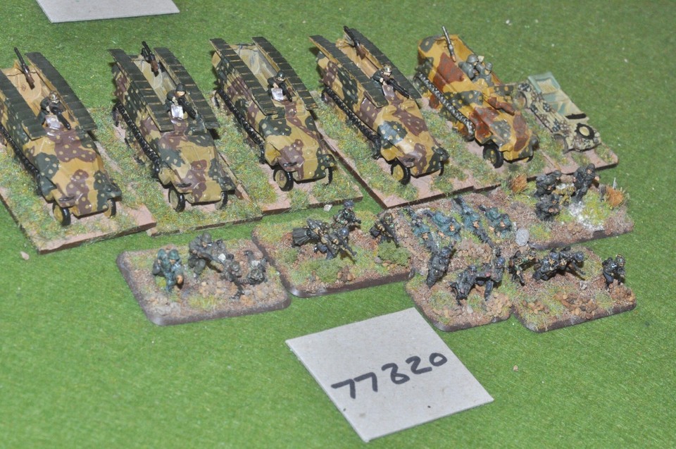 15mm WW2 / german - infantry & half tracks - (77820) | eBay