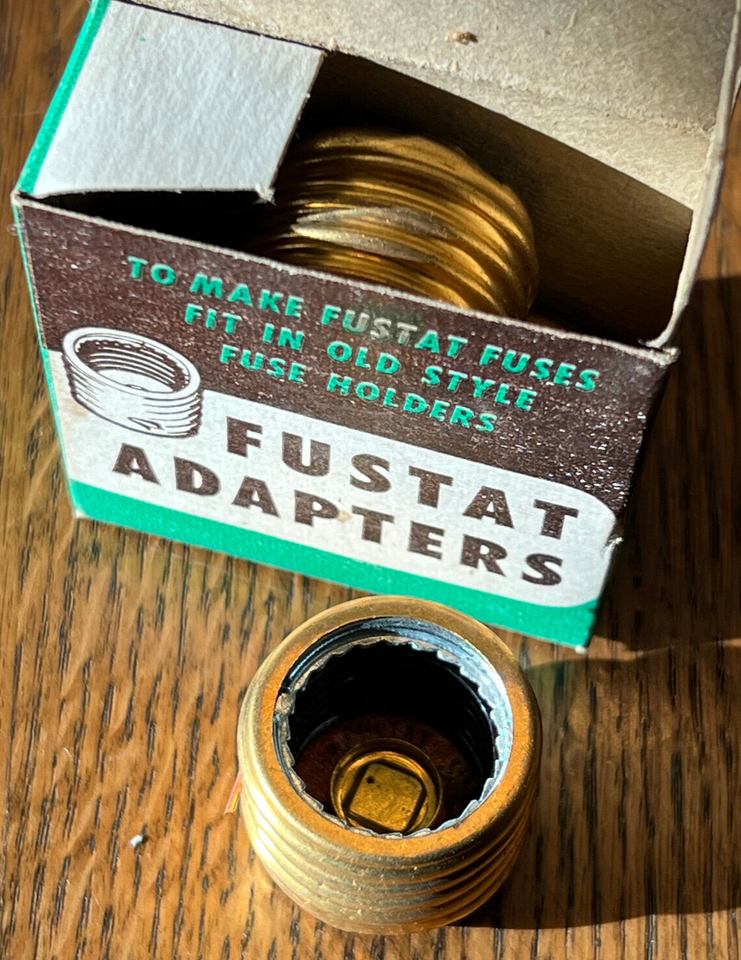 FUSTAT ADAPTERS No. A20 To Take 20amp. FUSTAT Fuse PACK OF 4 | eBay