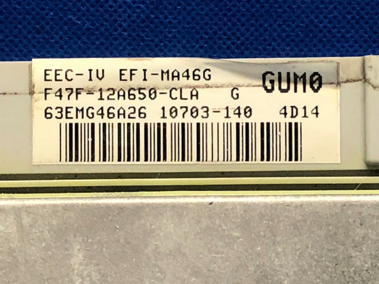 PLUG & PLAY REBUILT 1994 FORD RANGER 4.0L MT ECU ECM PCM F47F-12A650 ...