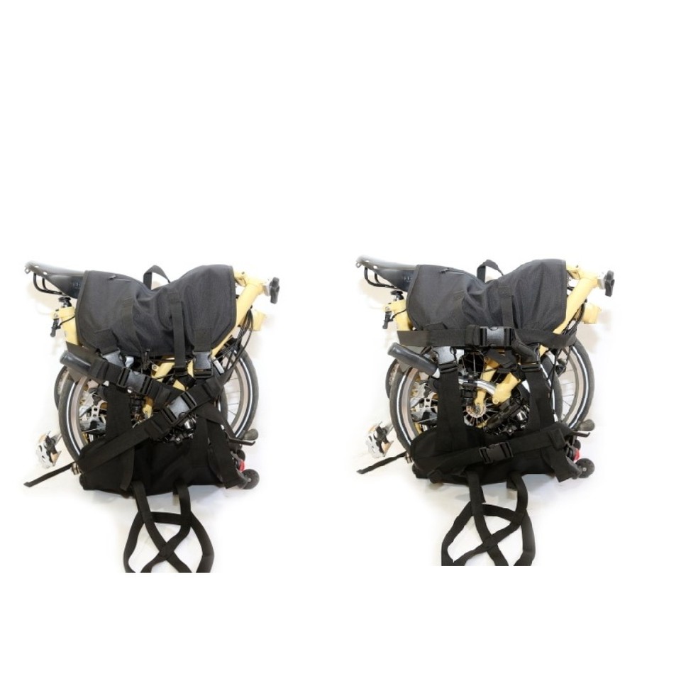 Brompton Lifting Backpack for Bicycle / Transport Bike Bag / Saddle Bag ...