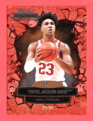 2021-22 WILD CARD ALUMINATION Trayce Jackson-Davis DRAFT DRIVEN CARD # ...