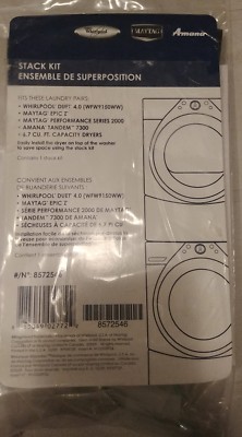 Genuine Whirlpool Maytag Amana Laundry Stacking Kit 8572546 | eBay