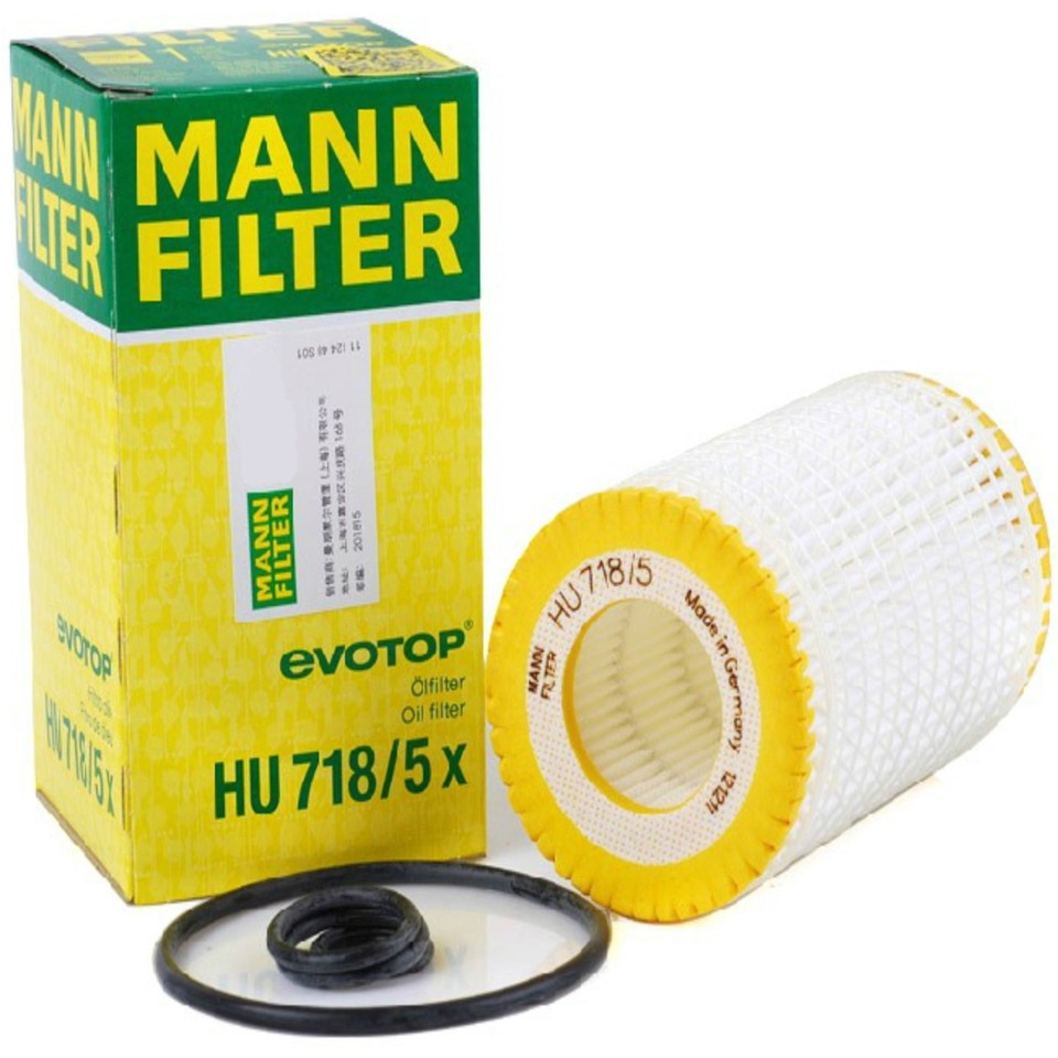 2 Pack MERCEDES-BENZ OE#0001803109 Fleece Engine Oil Filter MANN-FILTER ...
