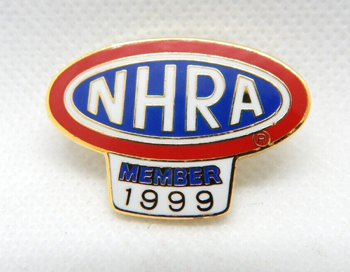 NHRA Member 1999 Drag Racing Race Hat Metal Enamel Pin National Hot Rod ...