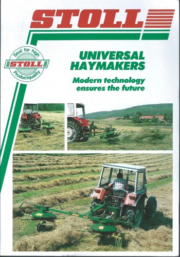 Farm Equipment Brochure - Stoll - UM 321 410 Universal Haymakers ...