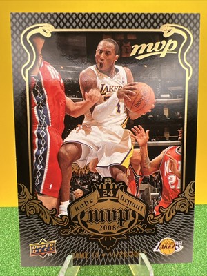2008-09 Upper Deck MVP Black Border Kobe Bryant #KB-13 | eBay