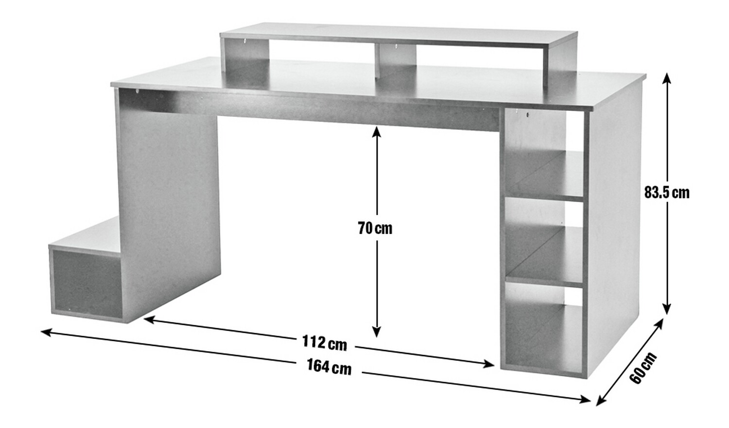 Gaming Desk - Black | eBay