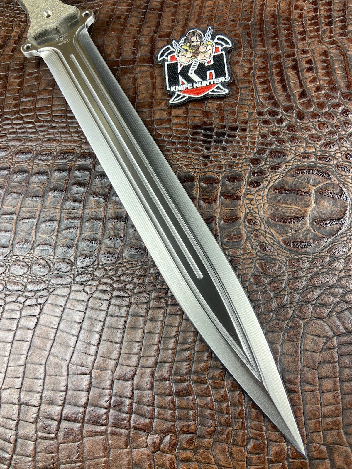 Busse Combat Custom Shop FMV14 W/ Tigerhide Micarta & Comp Finish | eBay