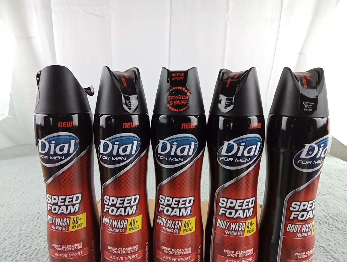 5X Dial Speed Foam Body Wash Deep Cleaning Active Sport Foam gel 6.8 OZ ...