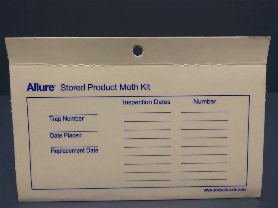 BASF Allure Stored Product Moth Kit 24 Diamond Traps NO BAIT ATTRACTANT ...