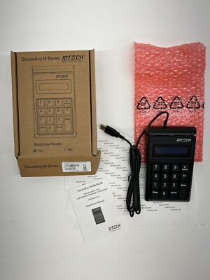 IDTECH SecureKey M130 POS Keyboard & Magstripe reader - IDKE-534833BE ...
