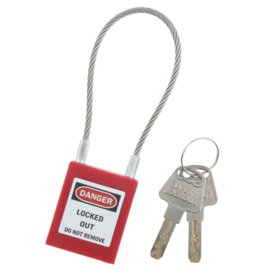 Plastic Insulation Padlock Safety Lockout Tag Lock Energy Isolation ...