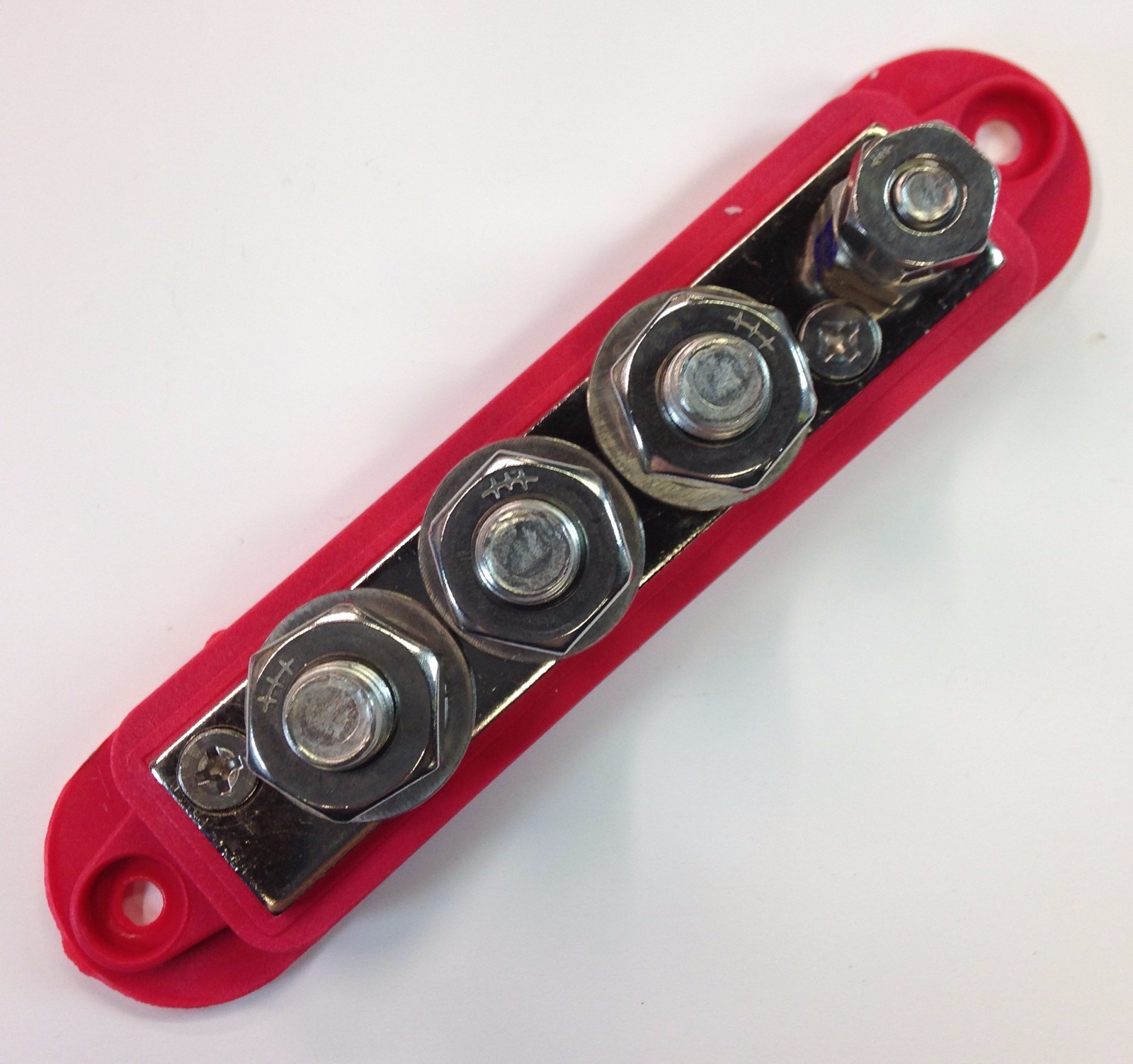 4 point power post junction block Positive distribution buss stainless ...