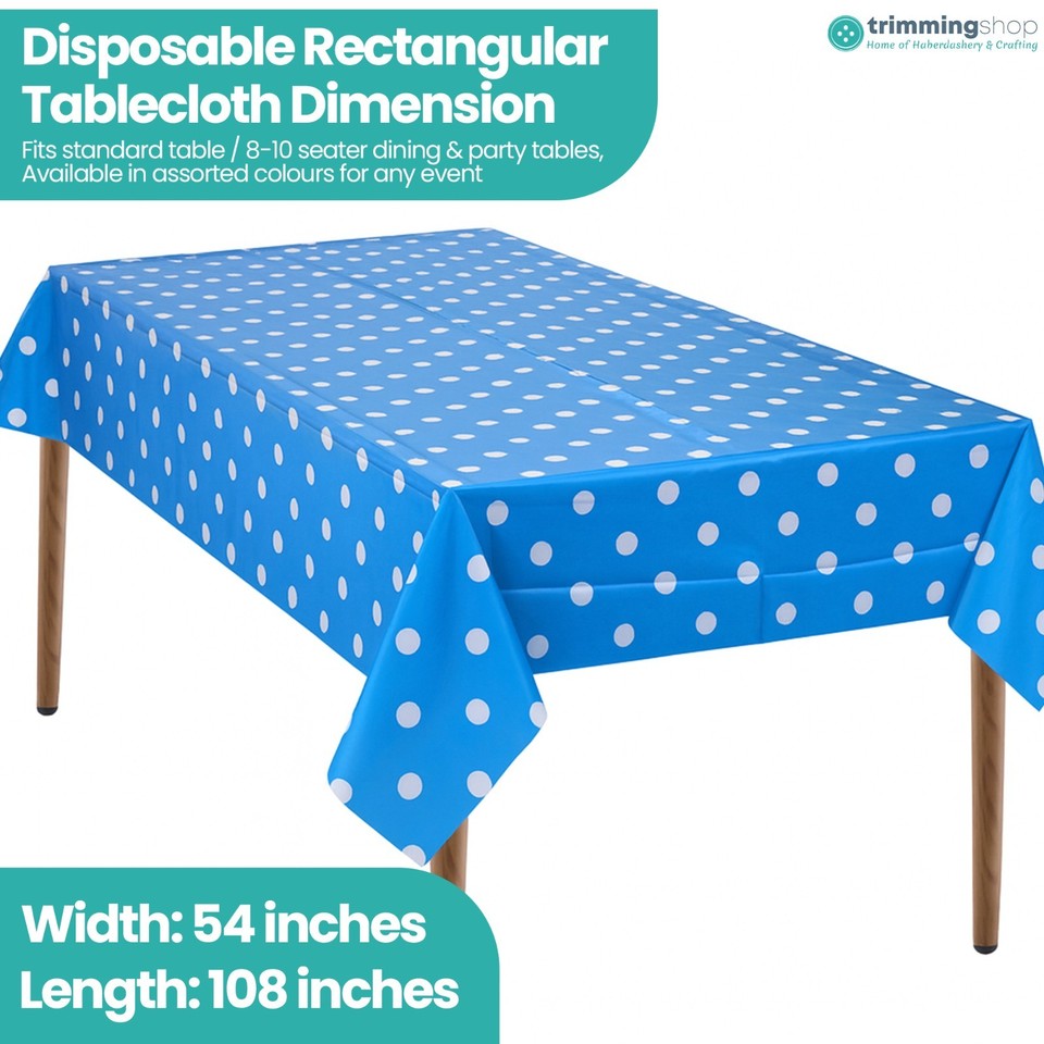 Wipe Clean Tablecloth PVC Vinyl Cover Wipeable Waterproof Table Cloth ...