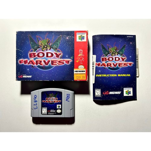 Body Harvest (Nintendo 64 N64)Works Authentic Complete CIB🔥 | eBay