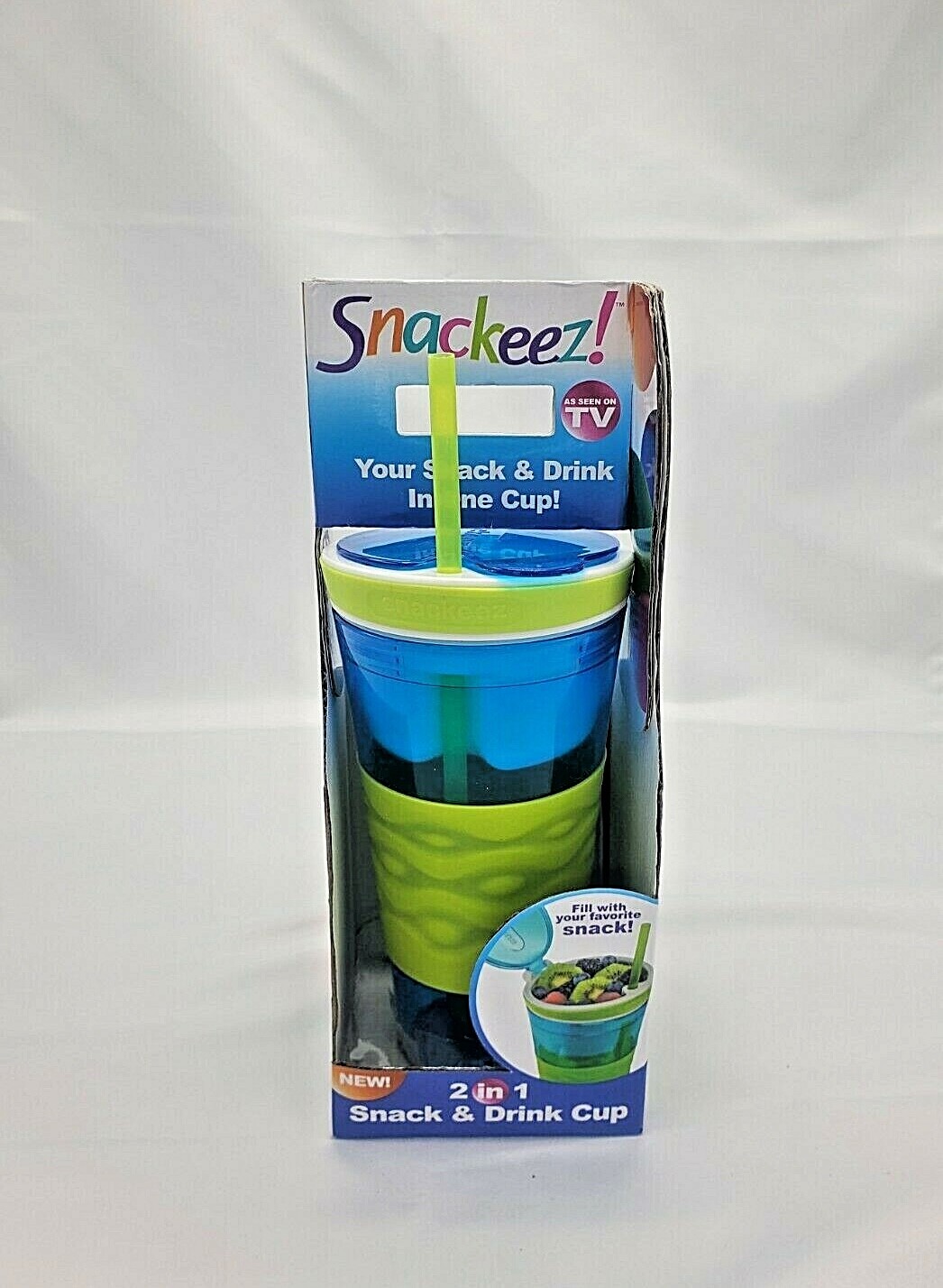Snackeez 2 in 1 Snack & Drink Cup for sale online | eBay