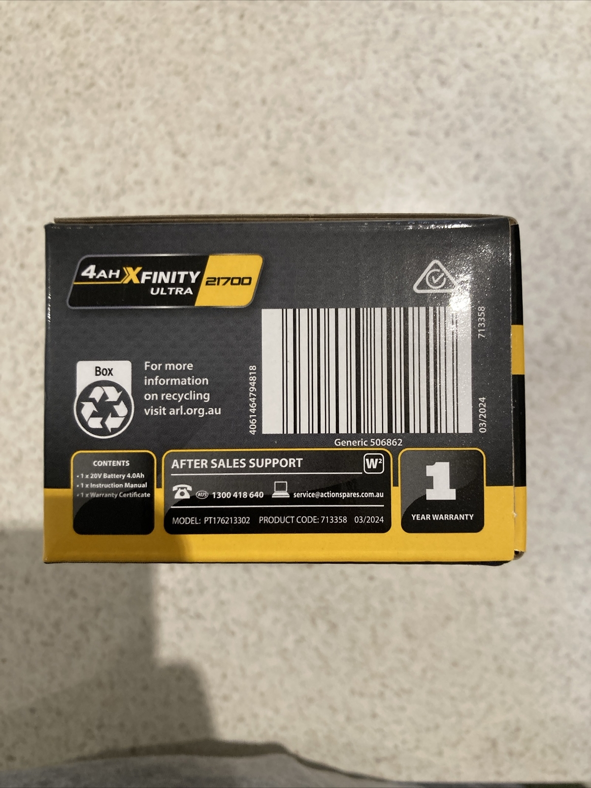 XFINITY Plus, ULTRA, 20V 4.0 AH Battery, NEW 21700 cells. FERREX ...
