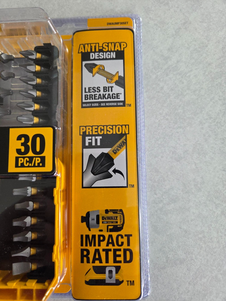 DEWALT MAXFIT ULTRA 1/4 in. Hex Steel Screwdriving Bit Set (30-Piece ...