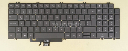 New For DELL Precision 3560 3561 3570 3571 Keyboard Backlit Latin ...