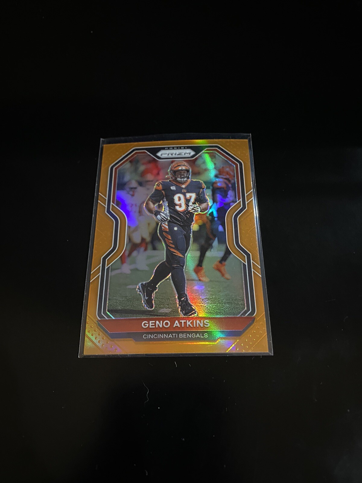 Geno Atkins 2020 Panini Prizm Orange Prizm /249 football card Bengals ...