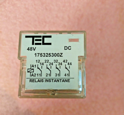 1pcs Instantaneous Relay TEC 175325300Z 48V DC | eBay