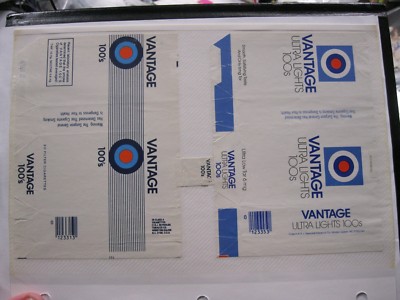 Vantage and Vantage Ultra Light CIGARETTES Packaging | eBay
