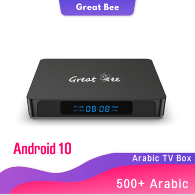 Best Arabic TV Box in USA Android 10 Greatbee 4K Smart 1 Year Arabia IP ...