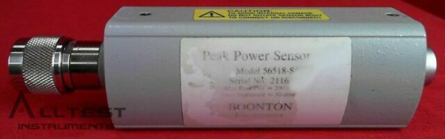 Boonton 56518 Peak Power Sensor, 500 MHz - 18 GHz, -40 to +20 dBm for ...