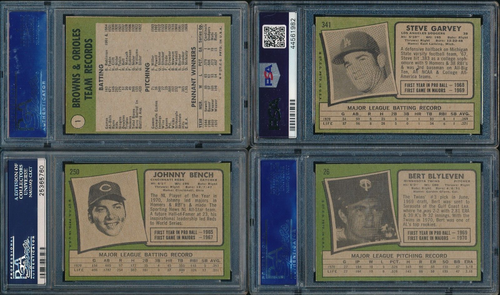 1971 TOPPS COMPLETE SET 752 NM/NM-MT CLEMENTE MUNSON RYAN AARON PSA 7 ...