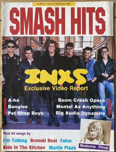 SMASH HITS MAGAZINE AUSTRALIA: June 1986 INXS: Listen Like Thieves ...