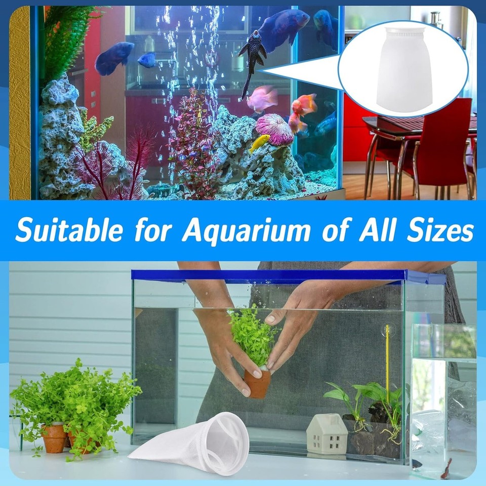 10" long 4" ring Filter Socks 200 Micron Sock Aquarium Reef Wet Dry ...