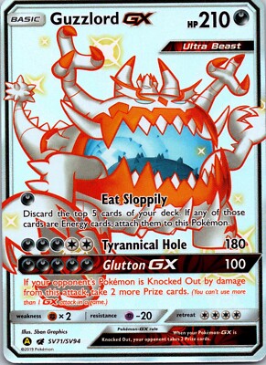 Guzzlord GX SV71/SV94 Pokemon Card TCG | eBay