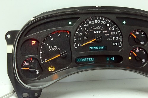 03-05 2003-2005 REBUILT PROGRAMMED GMC SIERRA DURAMAX DIESEL TRUCK DASH ...