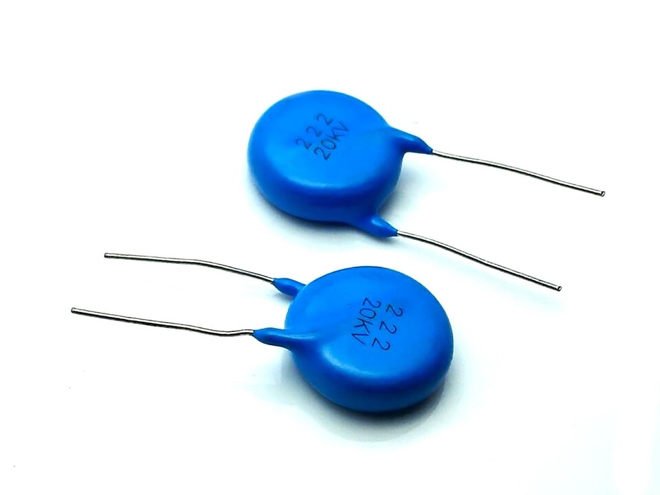 US Stock 5pcs Ceramic Disc Capacitors 2200pf 2.2nf 0.0022uf 222 20000V ...